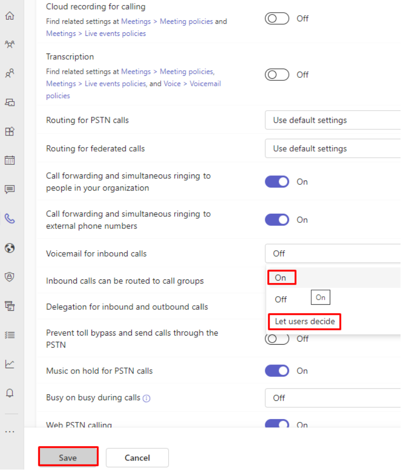 Setting up Teams Voicemail - 1Stream